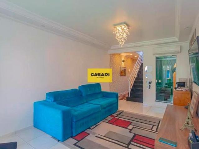 Sobrado 169m², 3 Dorms, Suíte e Área Gourmet – Vila Linda, Santo André