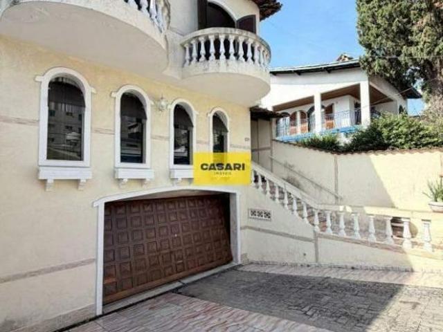 Sobrado 329m² com 4 Suítes, Lareira e Área Gourmet – Vila Euclides | SBC