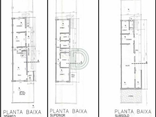 Sobrado 3 dormitórios e 2 vagas Jardim Ester
