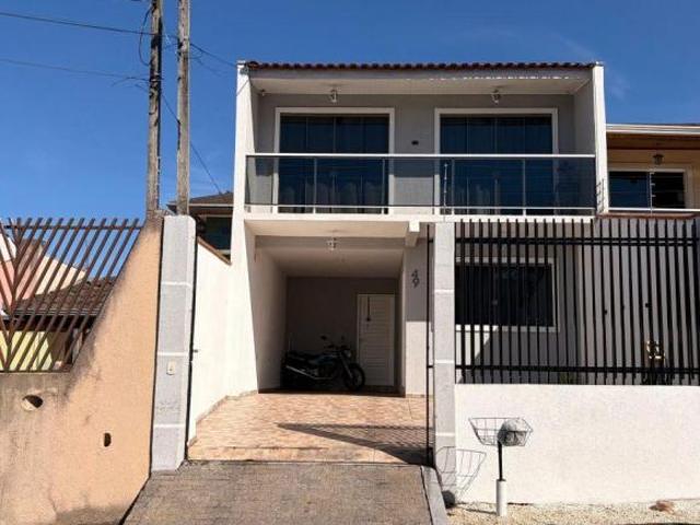 Sobrado 3 quartos, 3 vagas, edícula com churrasqueira e espaço gourmet no Alto Tarumã Pinhais