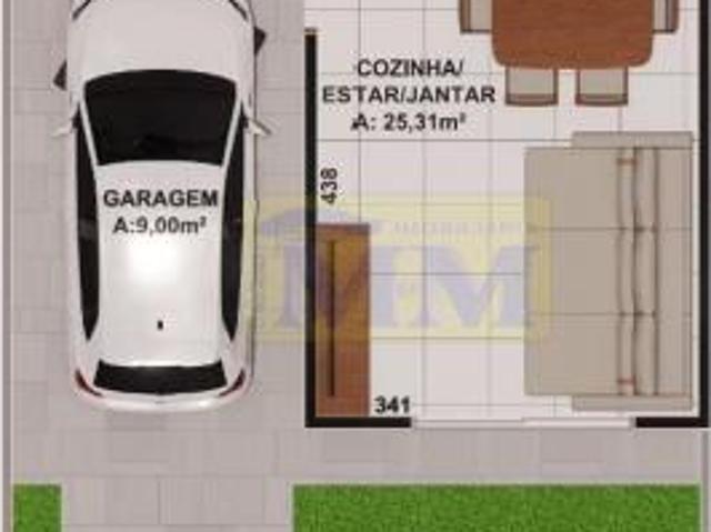Sobrado 3 quartos sendo 1 suíte no Bairro Alto Curitiba/PR