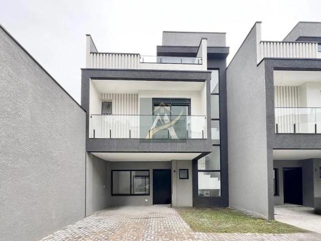 Sobrado 3 Quartos sendo 1 Suíte em Condomínio Fechado no Bacacheri | 184m² Privativos