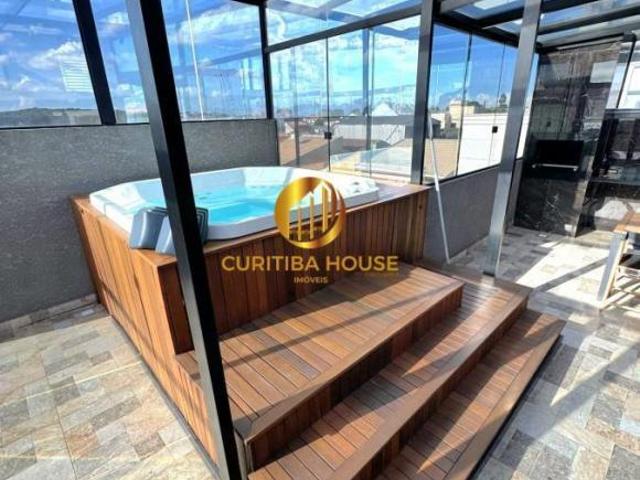 Sobrado 3 quartos suite alto padrão com cobertura gourmet, jacuzzi e piscina no Pinheirinho