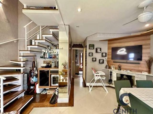 Sobrado 3Dorms/1ste, escritório, ar condicionado, lareira 130m2
