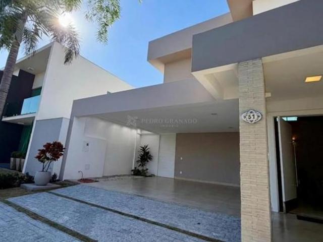 Sobrado 4 suites estilo contemporâneo mobiliado