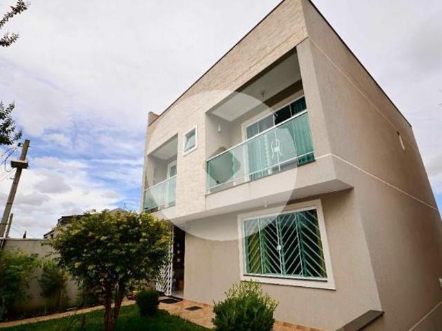 Sobrado 4 Pavimentos com 3 Suítes e Terraço Ecoville, Curitiba