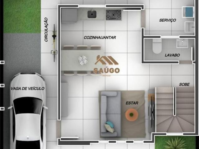 Sobrado 79m² privativos no Condomínio Reserva Boulevard!