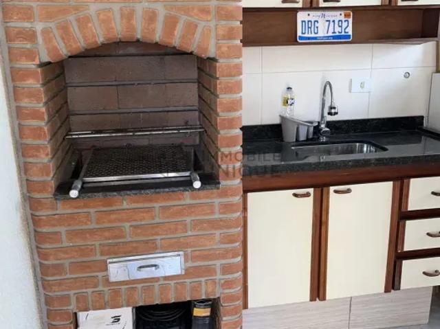 Sobrado 91mts, 2 quartos com suíte, 2 vagas, churrasqueira em Jardim Santo Alberto Santo André