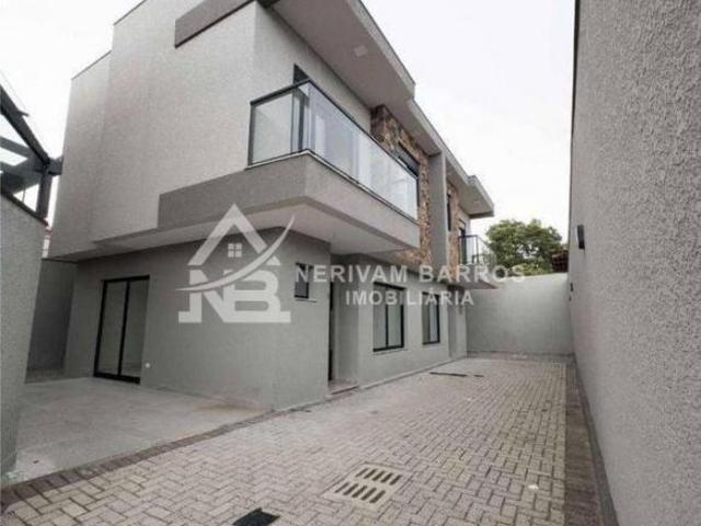 Sobrados com 3 dormitórios à venda, 99 m² a partir de R$ 630.000 Alto Boqueirão Curitiba/PR