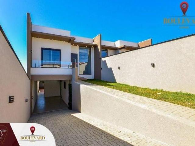 Sobrados novos com 3 dormitórios à venda, 127 m² por R$ 630.000 São Marcos São José dos Pinhais/