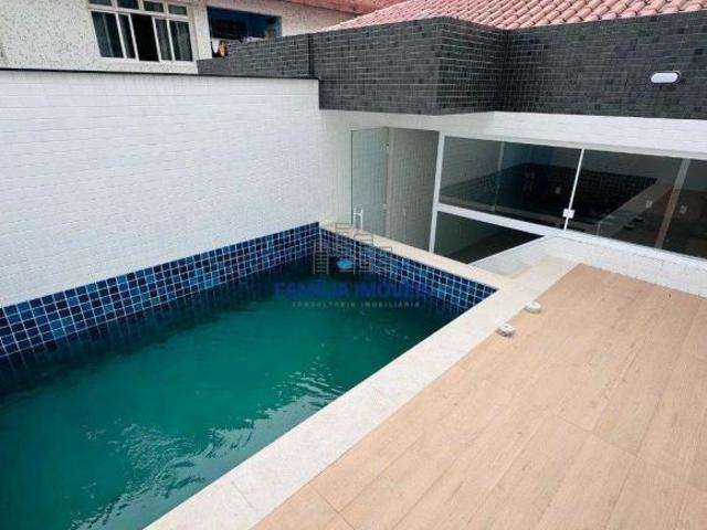 Sobreposta alta à venda 4 suítes piscina garagem Embaré Santos/SP