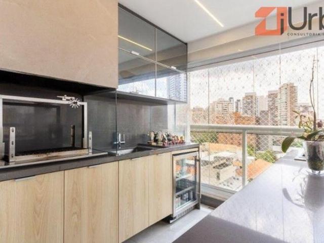 Sofisticado apartamento à venda na Pompéia com 123m², 3 suítes, 3 vagas próximo ao Bourbon Shopping