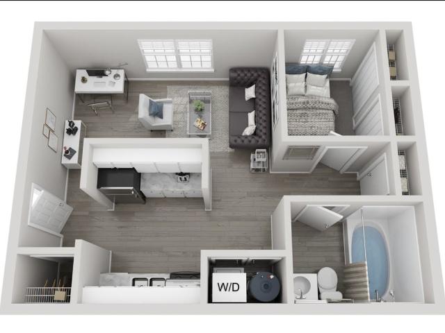 SoHo Apartments Homes 1 Bedroom Apartment for Rent at 901 Chalk Level Road, Durham, NC 27704