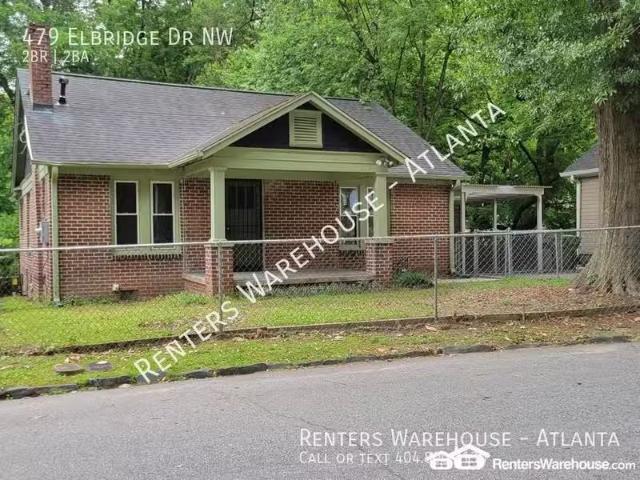 Solid 2 Bedroom Brick Bungalow in Grove Park 479 Elbridge Dr Nw