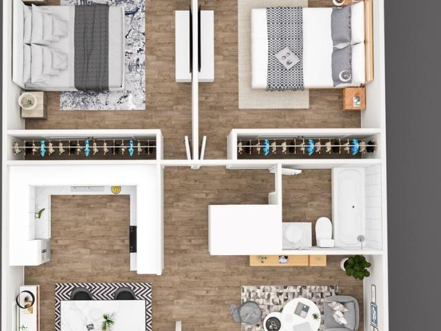 Soto Apartments, 2 Bed 1 Bath, 2 Bed 1 Bath