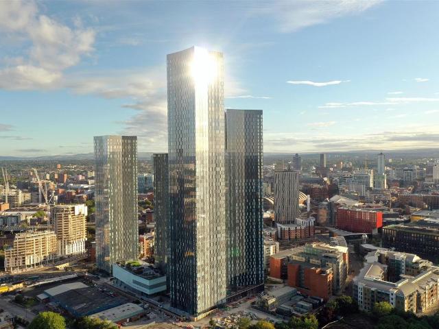 South Tower, Deansgate Square M15, 2 bed flat to rent, £1,750 pcm | PrimeLocation