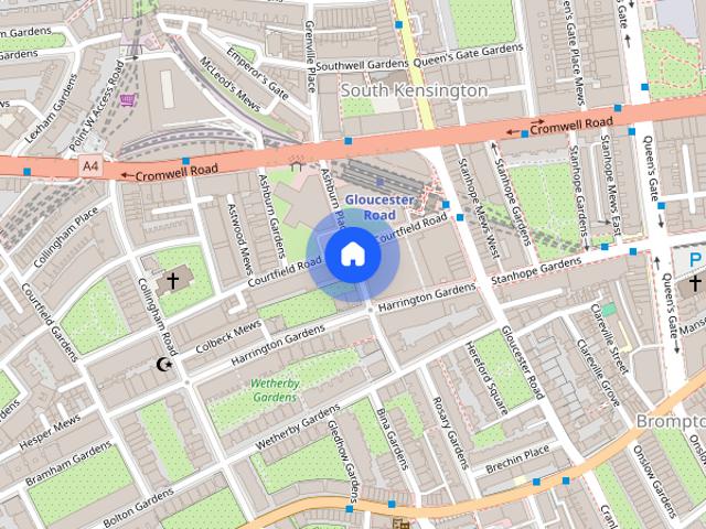 South Kensington, Ashburn Place