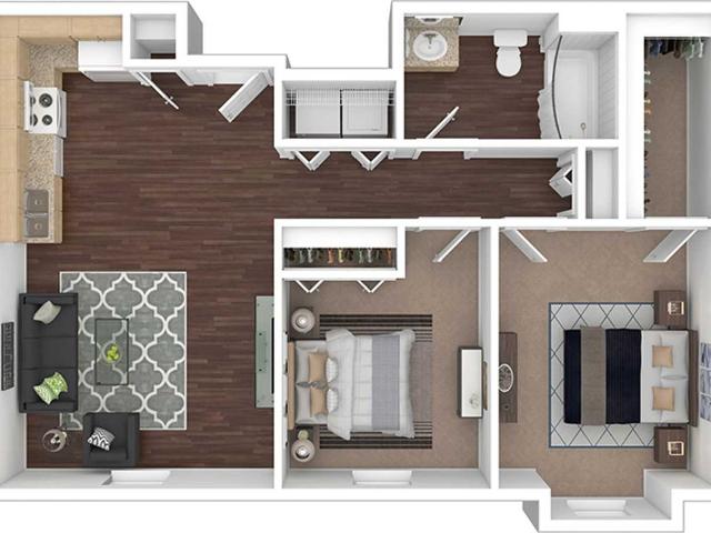 South Ridge Apartments 2 Bedroom Apartment for Rent at 2315 Greenwald St, Bellevue, NE 68123
