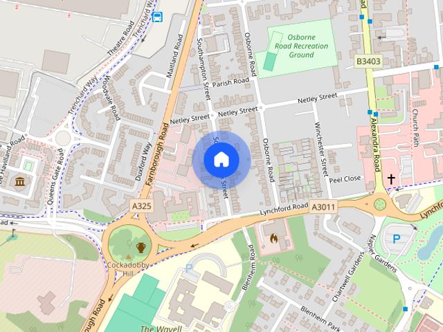 Southampton Street, Farnborough, Hampshire, GU14
