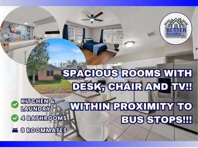 Southeast Houston CoLiving  | Private Room, Smar