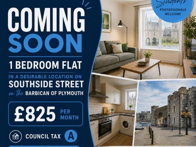 Southside Streett, Plymouth PL1, 1 bed flat to rent, £825 pcm | PrimeLocation