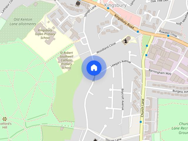 Slough Lane, Kingsbury, London, NW9