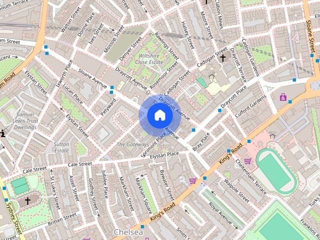 Sloane Avenue Mansions, Sloane Avenue, SW3