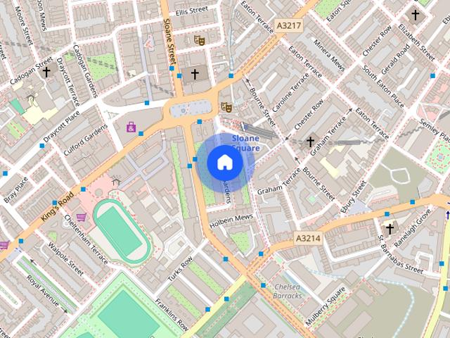 Sloane Gardens, Sloane Square, London, SW1W