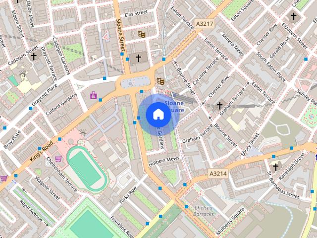 Sloane Gardens, Sloane Square, SW1W