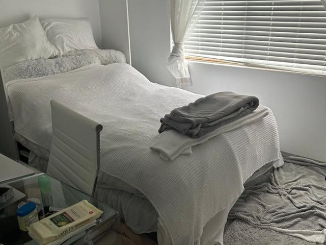 Small Bedroom and Bathroom