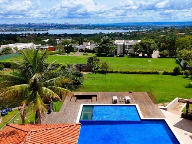 SMDB QUADRA 21 LAGO SUL 05 SUÍTES VISTA PARA O LAGO VENDA CASA EM CONDOMÍNIO LOTE 3.000
