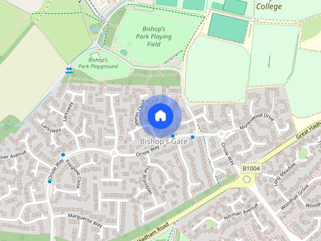 Snowdrop Close, Bishop's Stortford, Hertfordshire, CM23