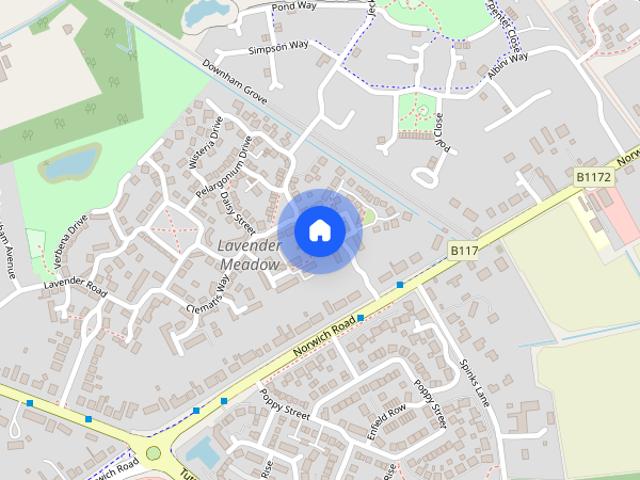 Snowdrop Street, Wymondham, Norfolk, NR18
