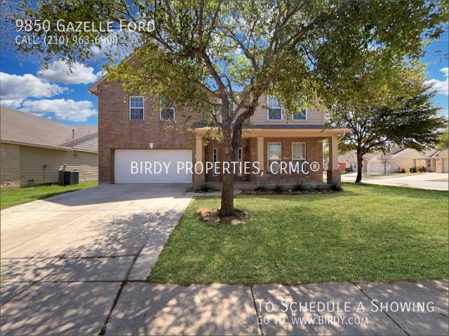 Spacious 5 Bedroom Sanctuary with Fireplace at 9850 Gazelle Ford, San Antonio – A Perfect Family Retreat!
