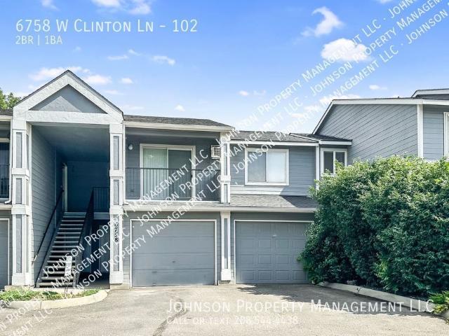 Spacious 2 Bed, 1 Bath Central Boise Apartment with Garage & Patio