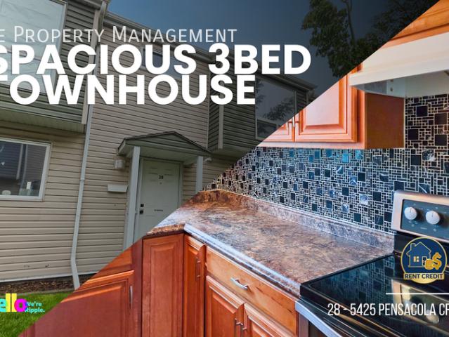 SPACIOUS 3 BEDS, 1.5 BATHS Town House | PRIVATE BACKYARD & UNFINISHED BASEMENT