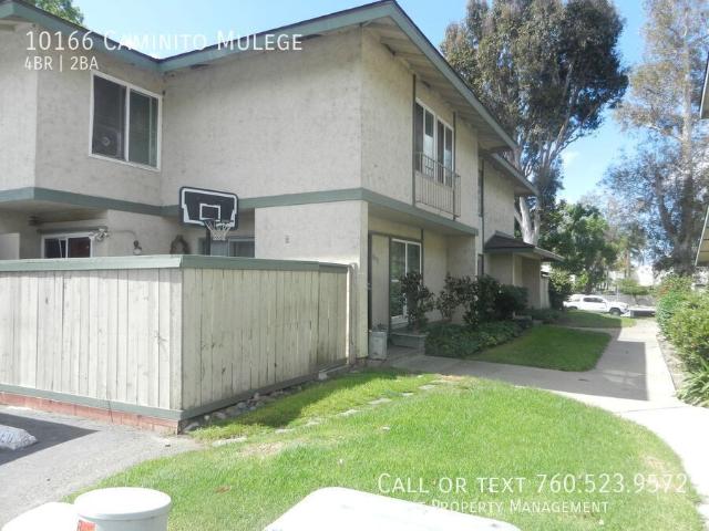 Spacious Townhome 4 bedroom/ 2 bathroom/ 1500 SQ FT/ In Mira Mesa community!