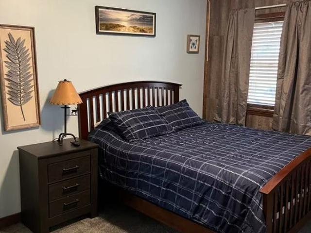 Spacious bedroom with a private bathroom