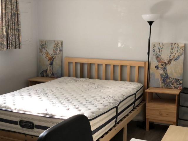Spacious bedroom with private bathroom