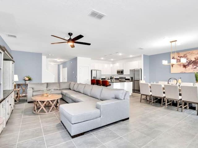 Spacious Furnished Room | 10BR Pool Home | Gated |