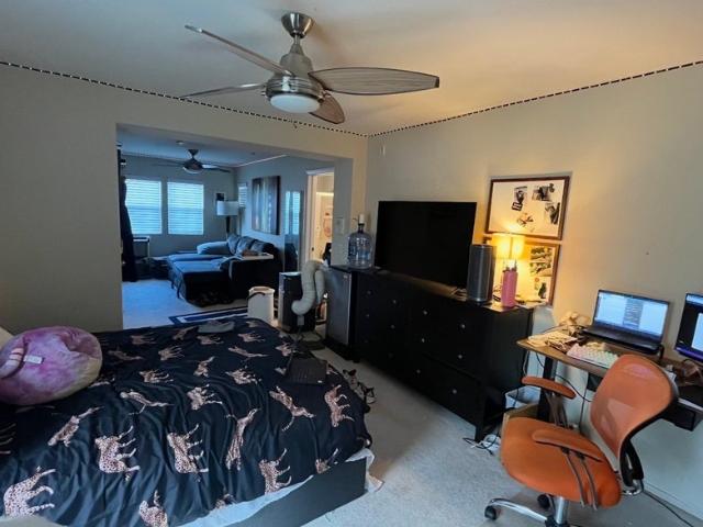 Spacious master bedroom with private bath