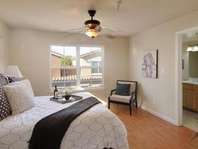 Spacious master bedroom/bathroom