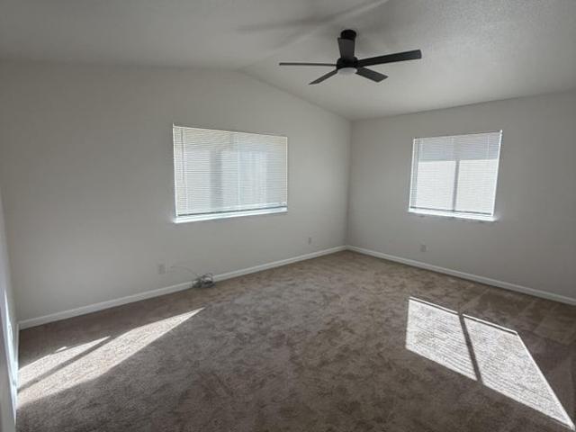 Spacious master suite available