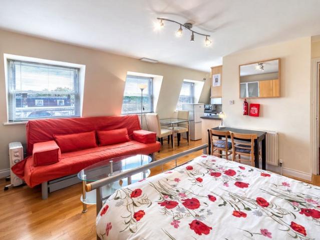 Spacious Studio South facing Sunlight En Suite