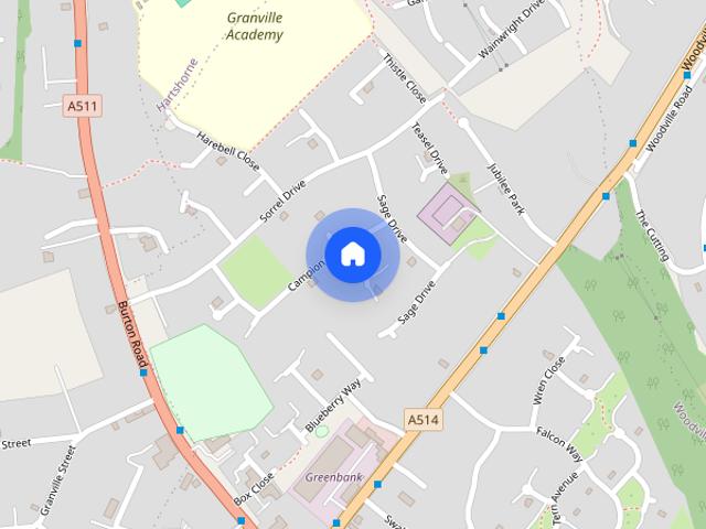 Speedwell Close, Woodville, Swadlincote, Derbyshire, DE11