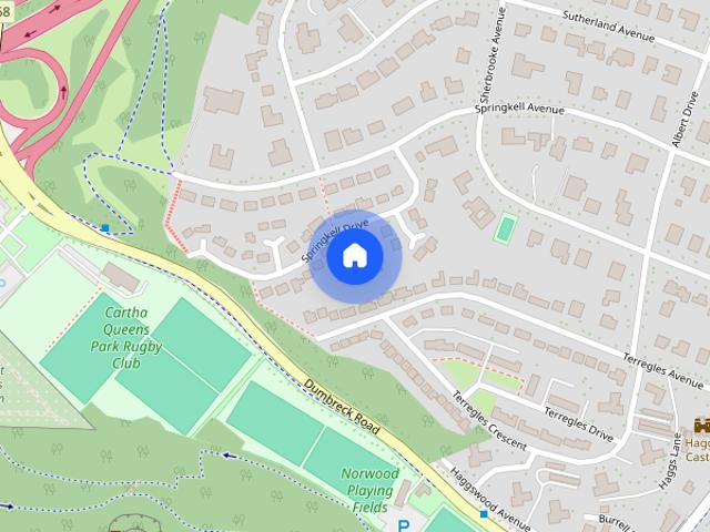 Springkell Drive, Pollokshields, Glasgow, G41