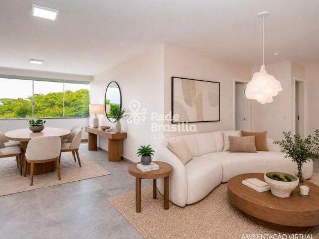 SQN 215 Apartamento com 3 quartos 2 suítes 1 vaga reformado vazado aceita financiamento