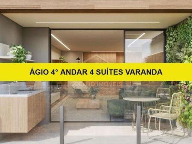 SQSW 500 BAUHAUS ÁGIO 4 SUITES 3 VAGAS 4° ANDAR VARANDA GOURMET HALL PRIVATIVO LAZER E SEGURANÇA S