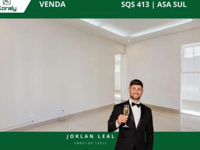 SQS 413 Asa Sul Apartamento Reformado, nascente, vazado