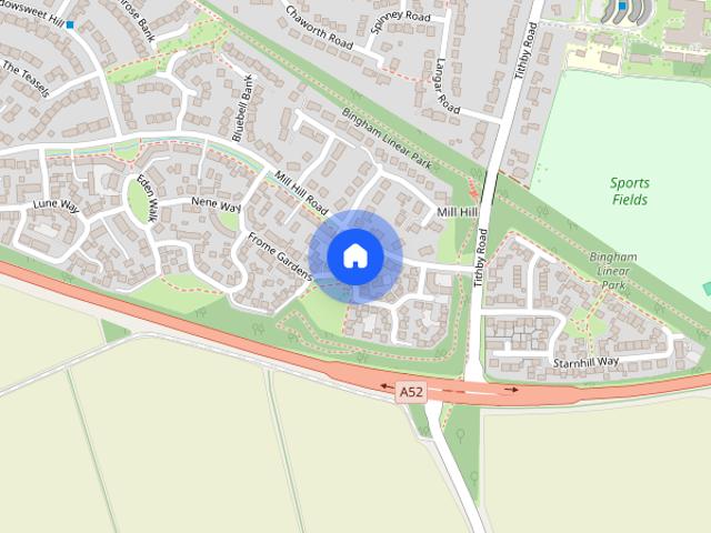 Swale Grove, Bingham, Nottingham, Nottinghamshire, NG13